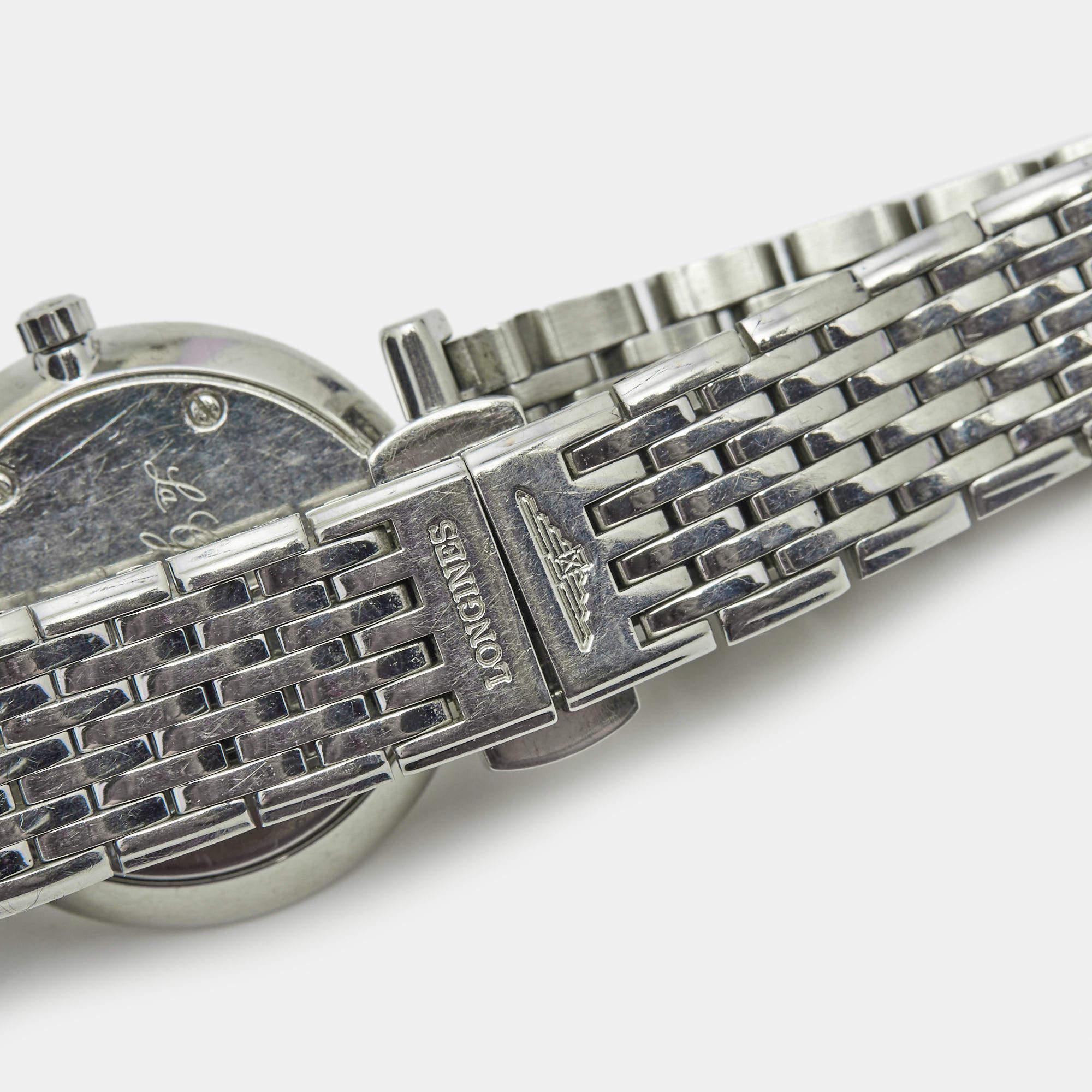 Longines White Stainless Steel La Grande Classique De Longines ...