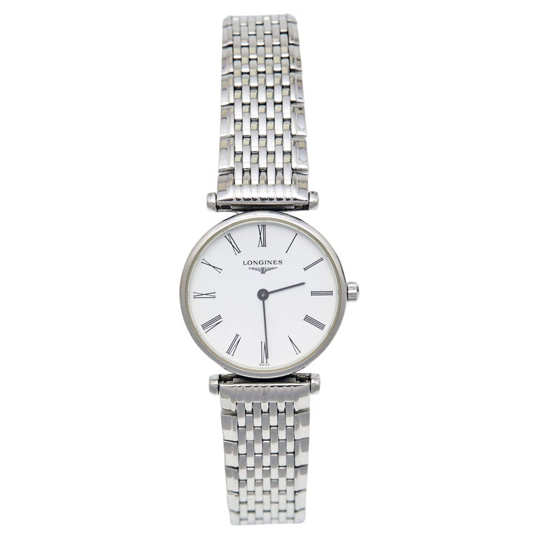 Longines White Stainless Steel La Grande Classique De Longines ...