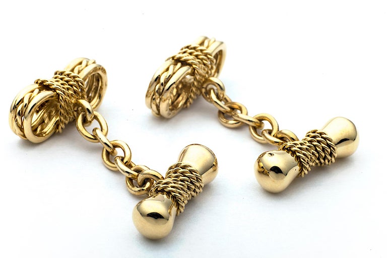 Longmire London Gold Nautical Cufflinks at 1stDibs | longmire cufflinks ...