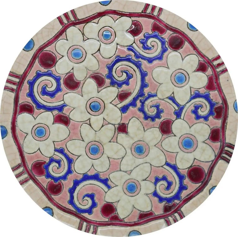 Longwy French Art Deco Ceramic Bowl, 1935 For Sale at 1stDibs