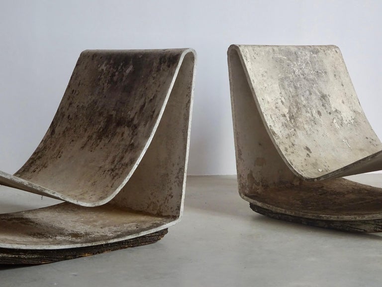 Loop Chairs by Willy Guhl for Eternit, 2uts For Sale at 1stDibs