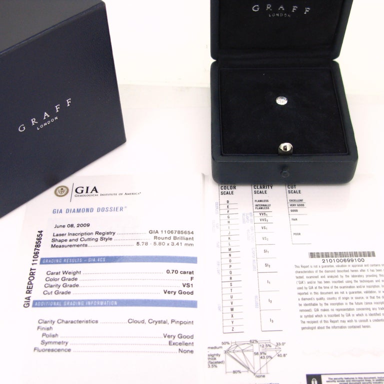 Loose Brilliant Cut Diamond in Its Box Signed Graff at 1stDibs | graff ...