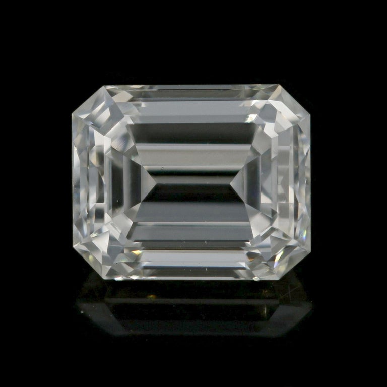 Loose Diamond, Emerald Cut 1.36 Carat GIA VS1 H Solitaire For Sale at ...