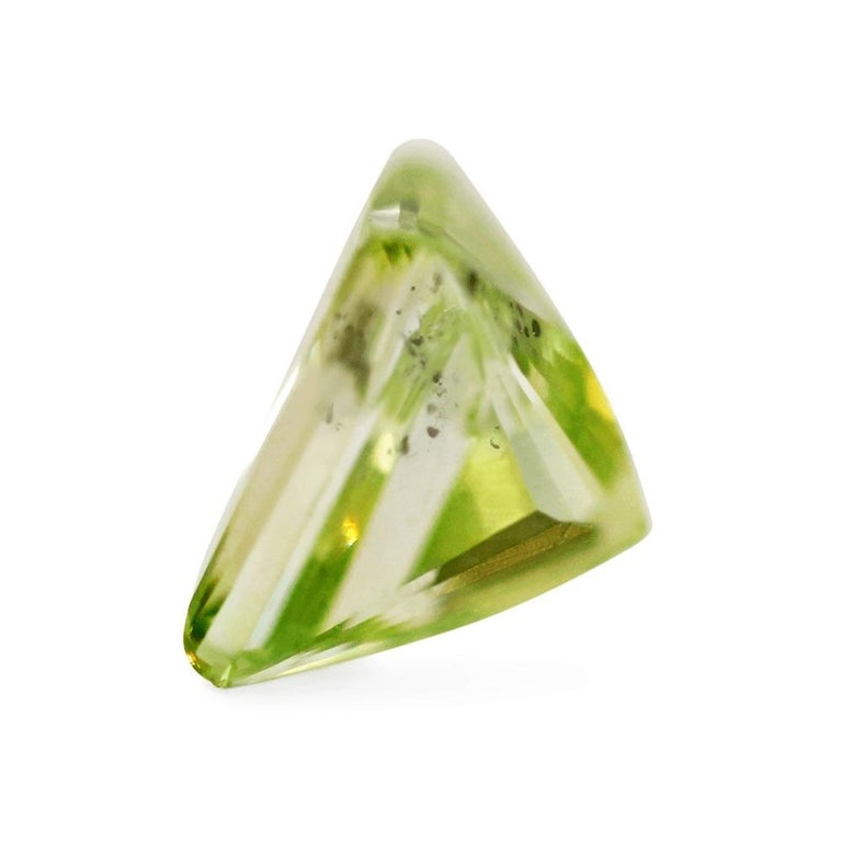 Diamant rectangulaire vert naturel fantaisie de 0,92 carat, certifié ...