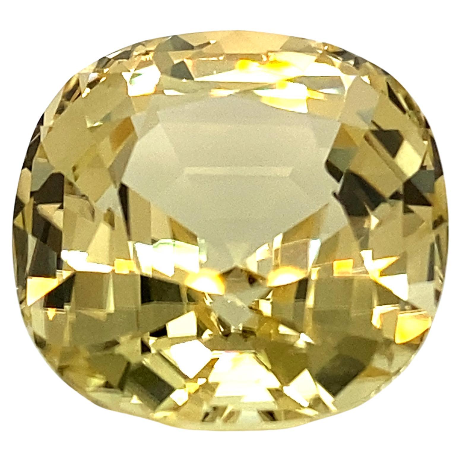6.14 Carat Tourmaline Gemstone, Cushion Cut Blue Green Loose Solitaire ...