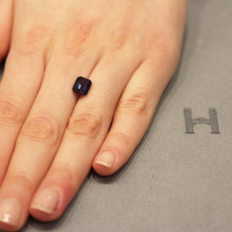 Loose Natural Alexandrite 2.13 Carat Emerald Cut For Sale at 1stDibs