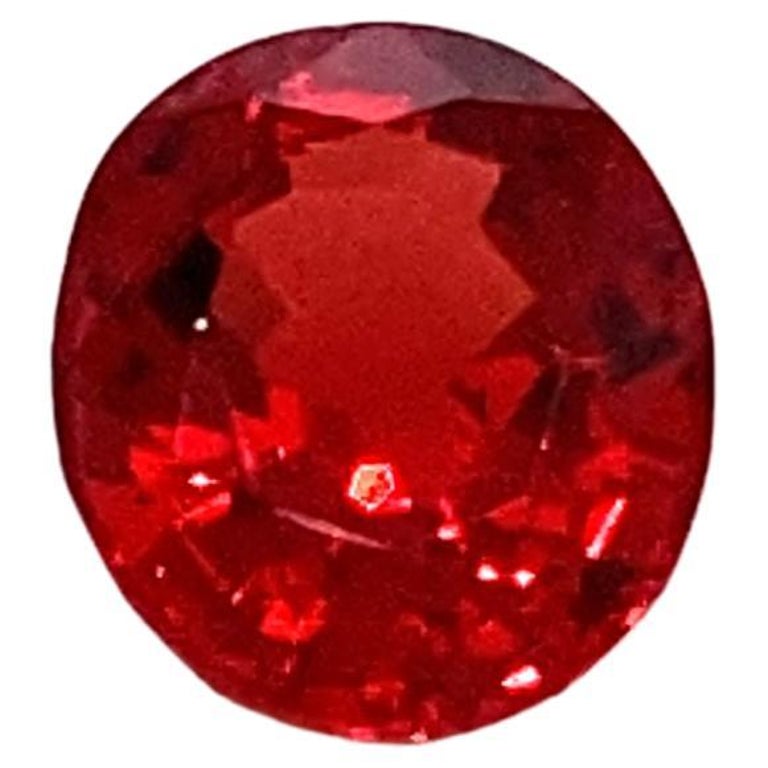 Loose Red Spinel 2.22 Carats Oval Gemstone For Sale at 1stDibs