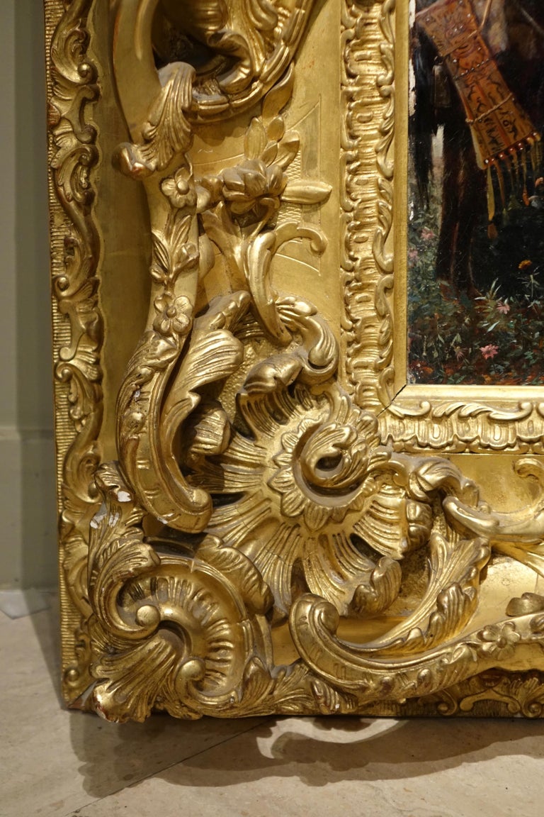 Looting of a Gallo-Roman Villa, Painting Signed Georges Rochegrosse at ...