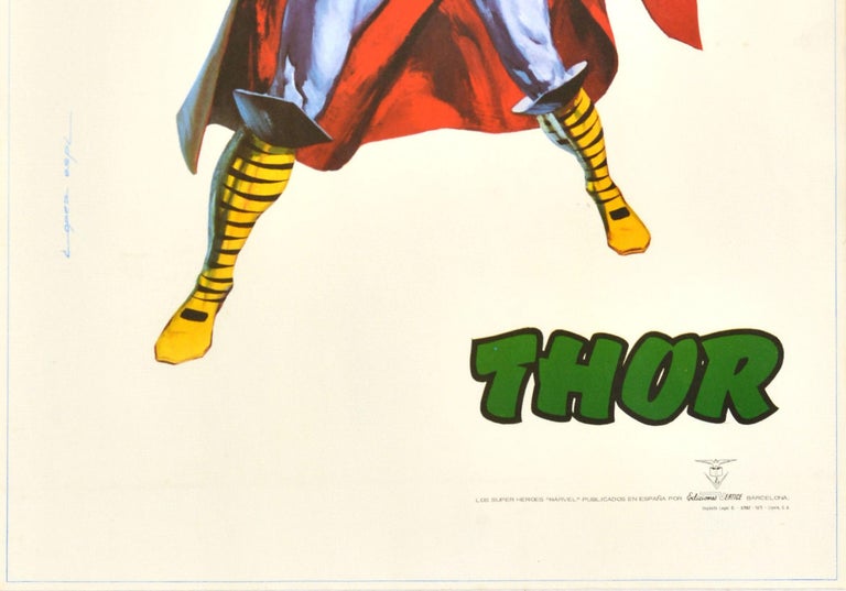 Lopez Espi - Original Vintage Marvel Film Poster Ft. Thor Animated ...
