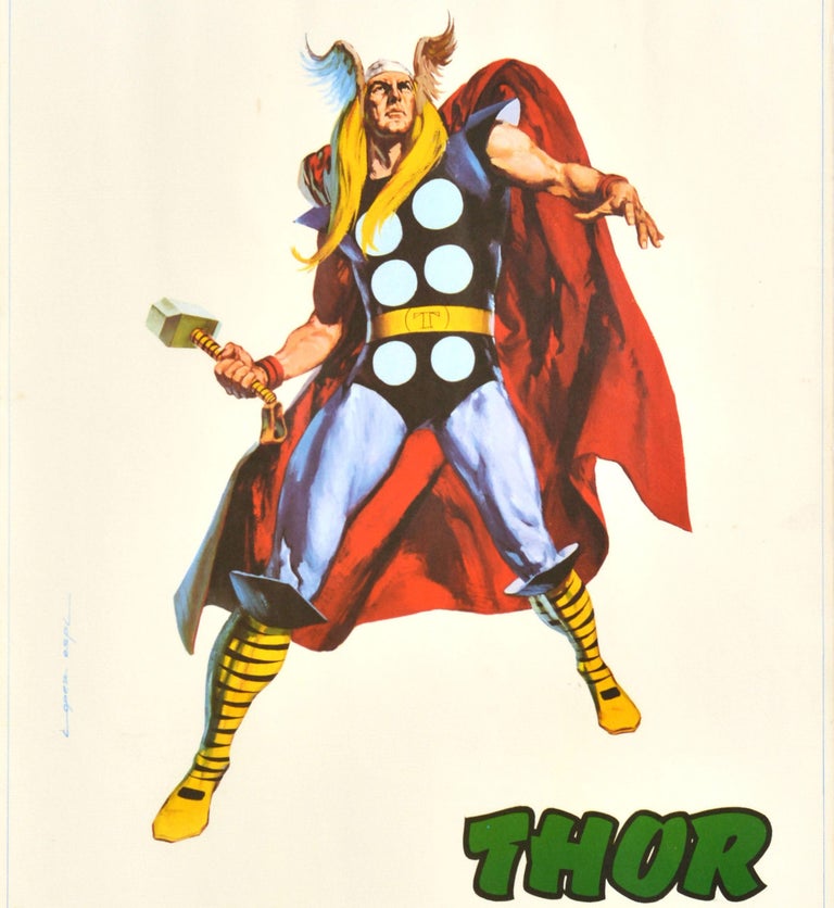 Lopez Espi - Original Vintage Marvel Film Poster Ft. Thor Animated ...