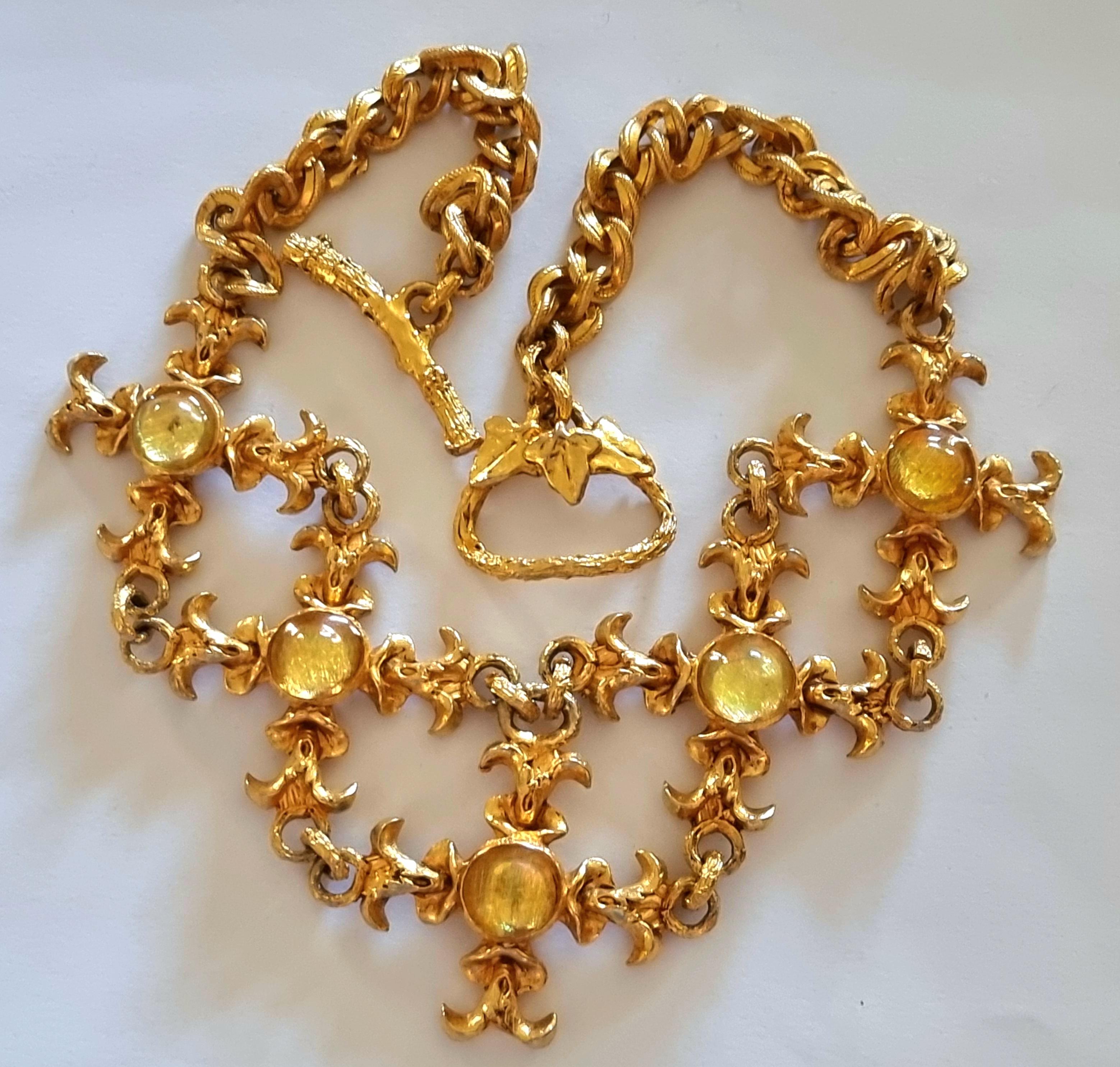 L'OR du Soir Paris, beautiful vintage NECKLACE, High Fashion France For ...