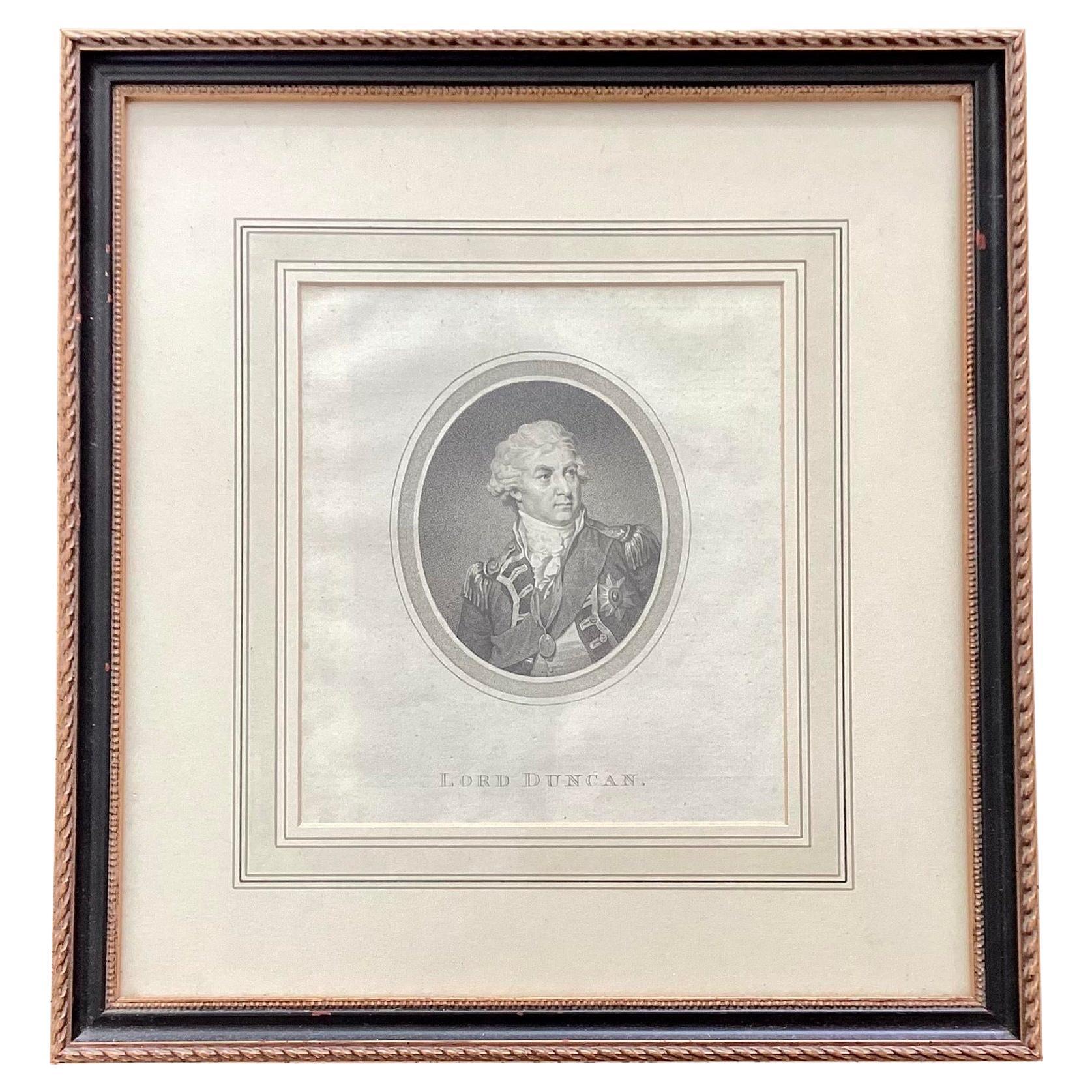 Lord Duncan Portrait Lithograph For Sale at 1stDibs