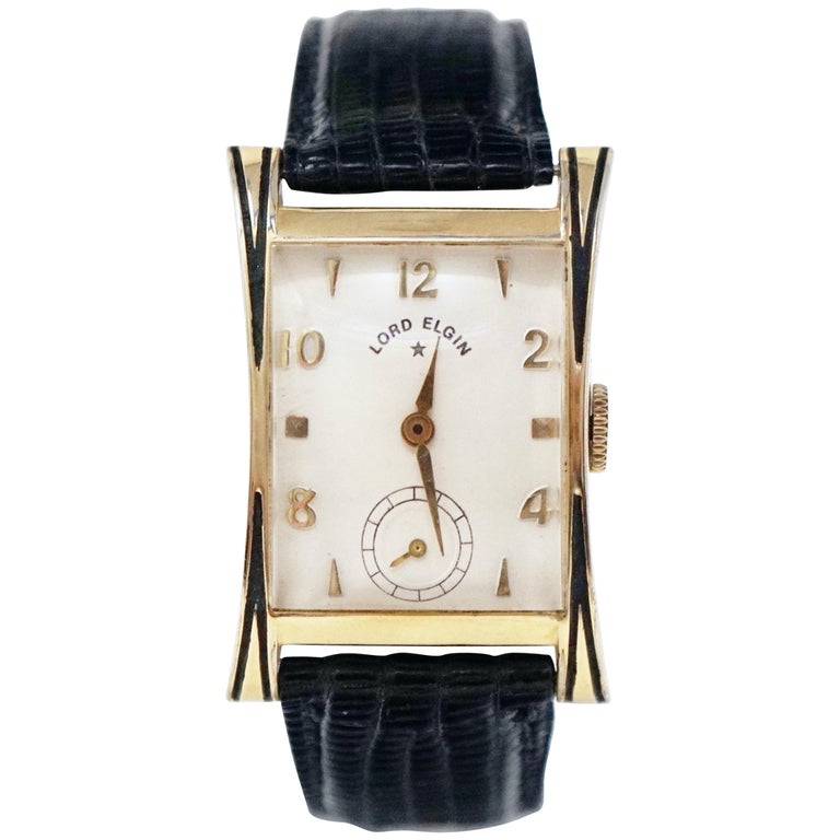 Lord Elgin 14 Karat Gold Filled "Thornton" Watch, circa 1953 at 1stDibs ...