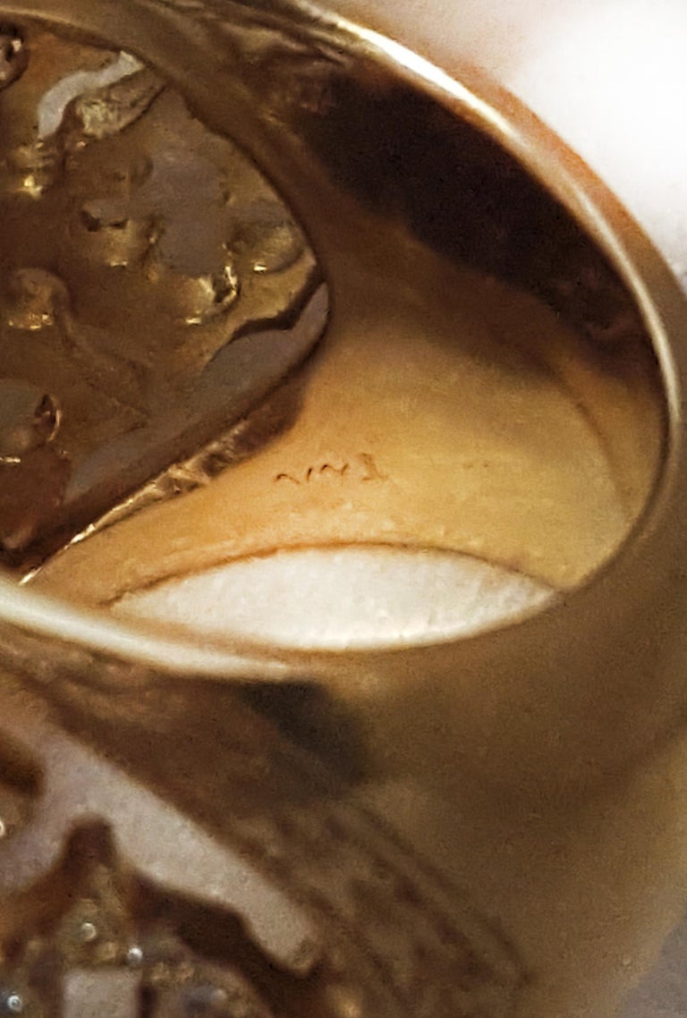 Loree Rodkin Gothic Collection Diamond and Emerald Cut Kunzite Ring at ...