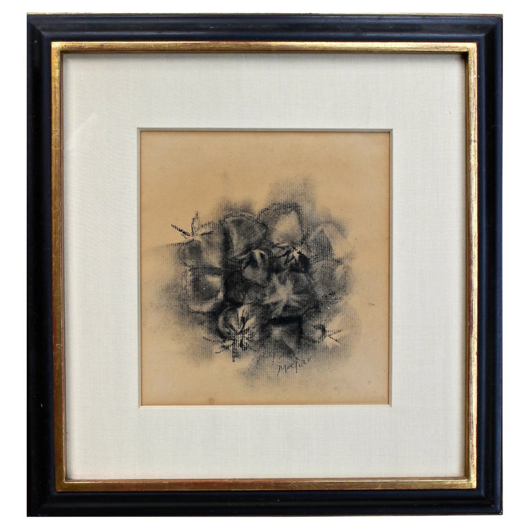 Loren Maciver 1940's Drawing Still Life of Fruit For Sale at 1stDibs