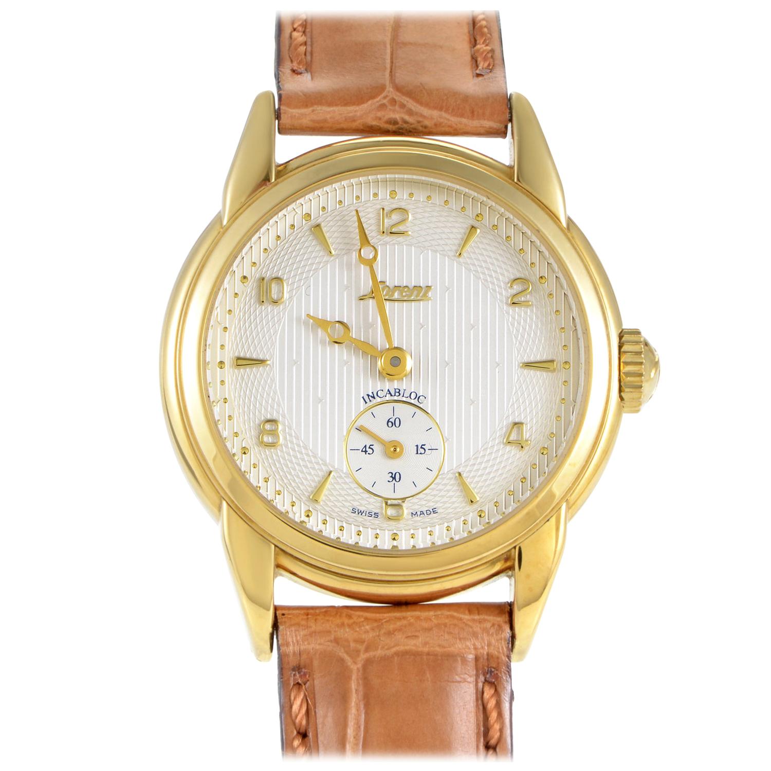 Lorenz Lady Anniversaire Yellow Gold Quartz Watch 16553AD at 1stDibs ...