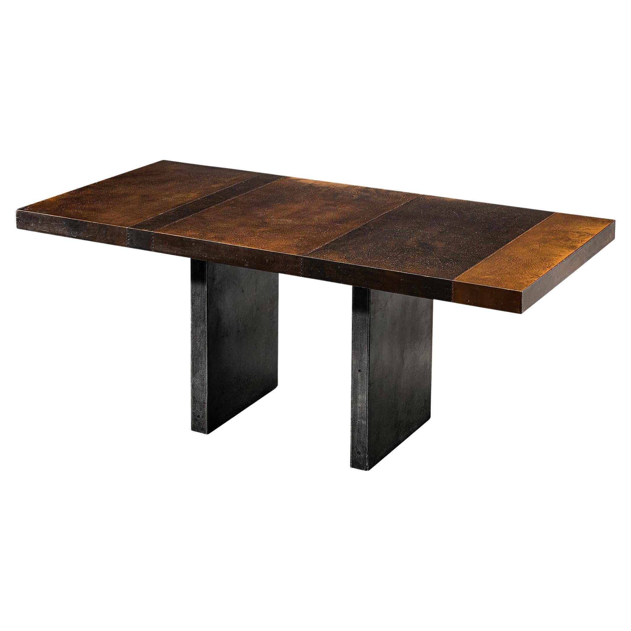 Copper Dining Table by Sylvan For Sale at 1stDibs