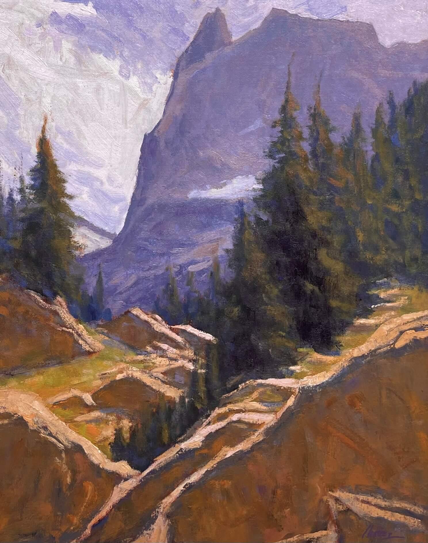 Lorenzo Chavez - To New Heights, Original Oil Painting For Sale at 1stDibs