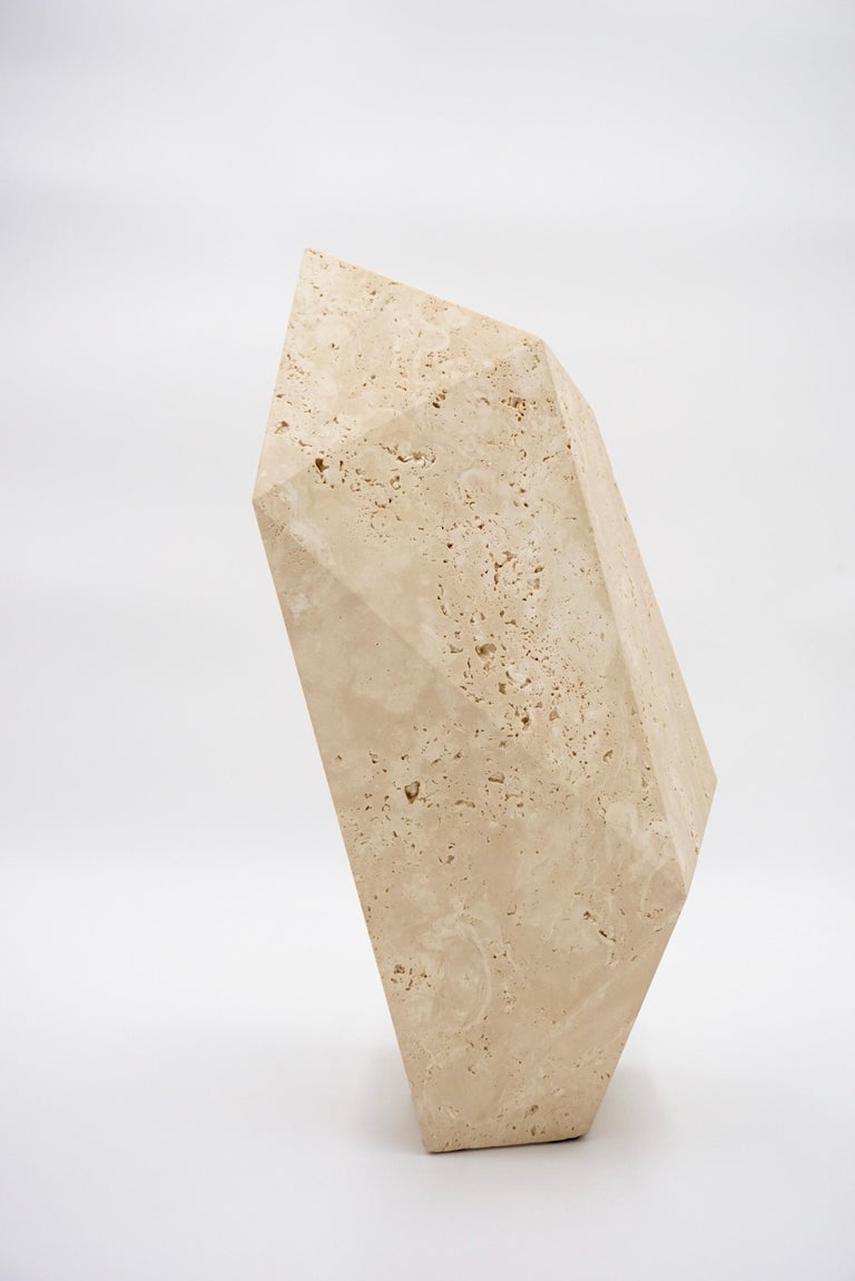 Lorenzo Ciompi "Roman Polyhedrum" Marble and Bronze Sculptural Table ...