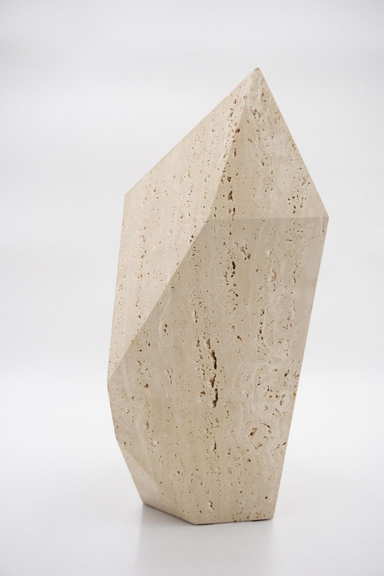 Lorenzo Ciompi "Roman Polyhedrum" Marble and Bronze Sculptural Table ...