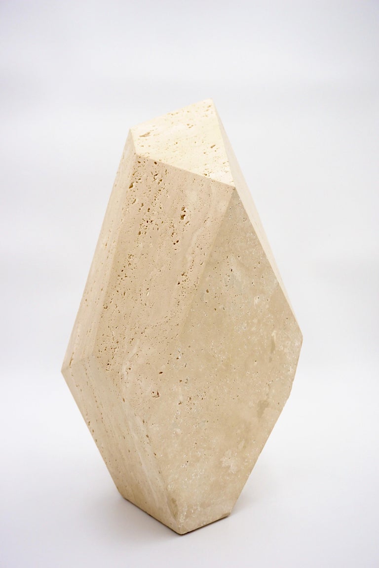 Lorenzo Ciompi "Roman Polyhedrum" Marble and Bronze Sculptural Table ...