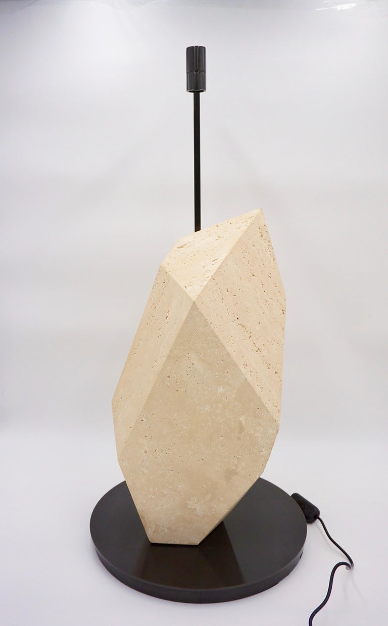 Lorenzo Ciompi "Roman Polyhedrum" Marble and Bronze Sculptural Table ...