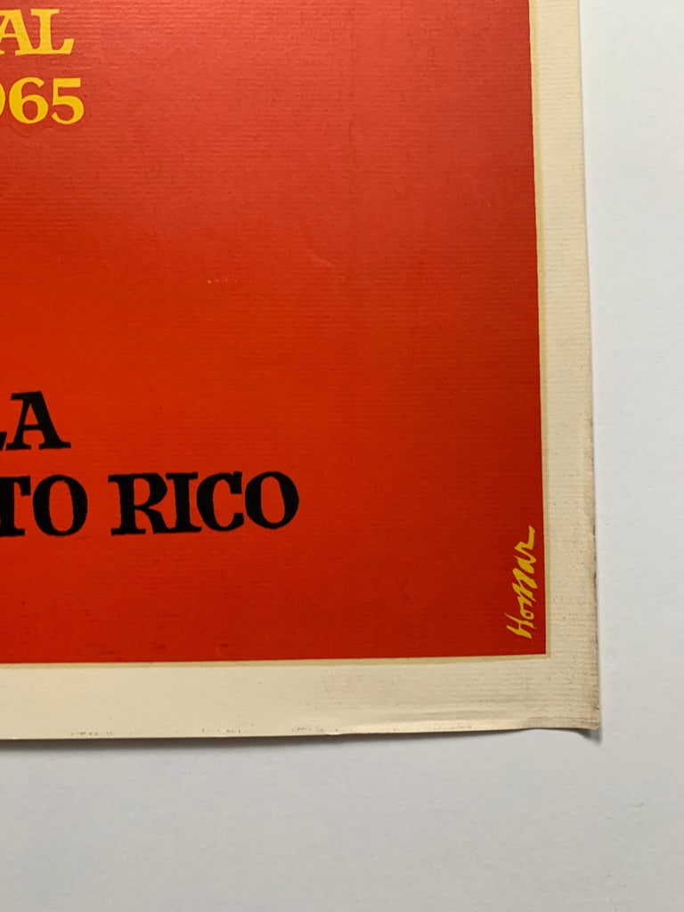 Lorenzo Homar - Antonio Frasconi mid-century exhibition poster (Puerto ...