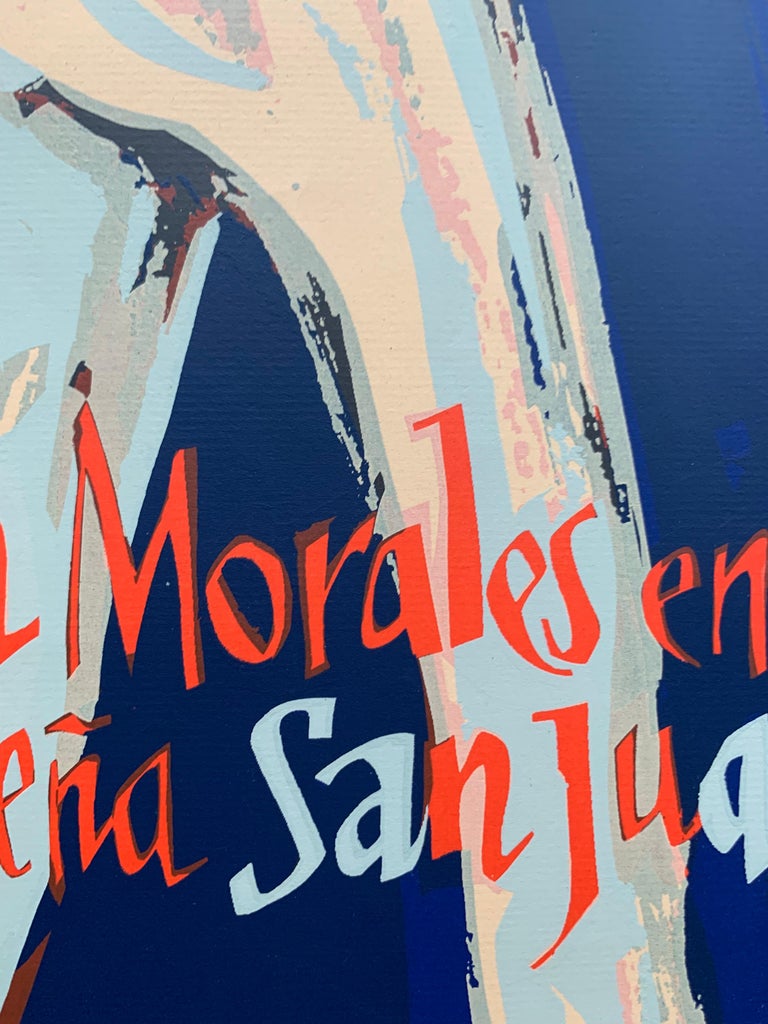 Lorenzo Homar - Rafael Colon Morales mid-century exhibition poster ...