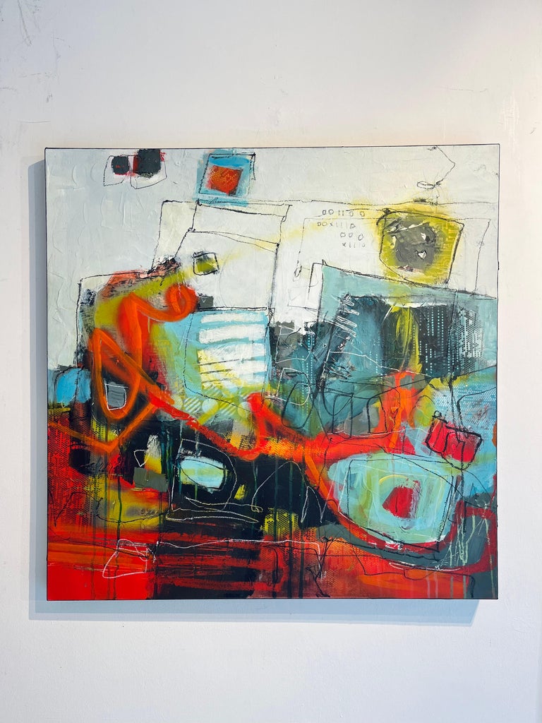 Lori Mirabelli - Concrete Capital - abstract expression cubism surreal ...