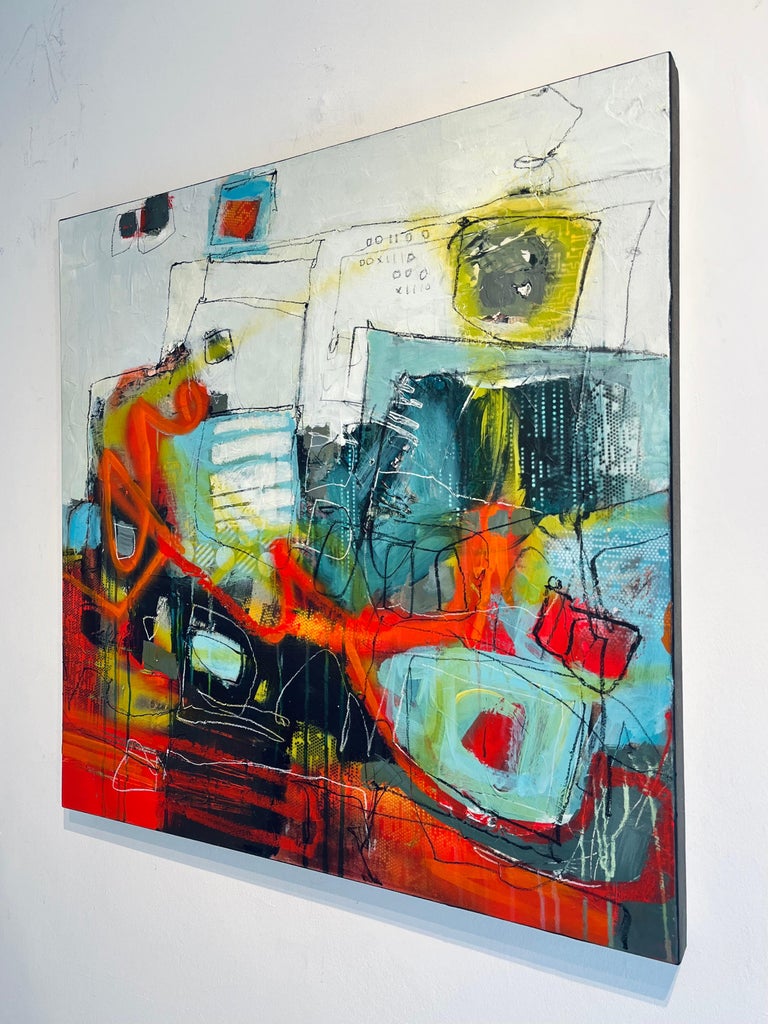 Lori Mirabelli - Concrete Capital - abstract expression cubism surreal ...