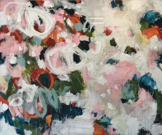 Lori Mirabelli - Concrete Jungle 1 - city abstract expression cubism ...