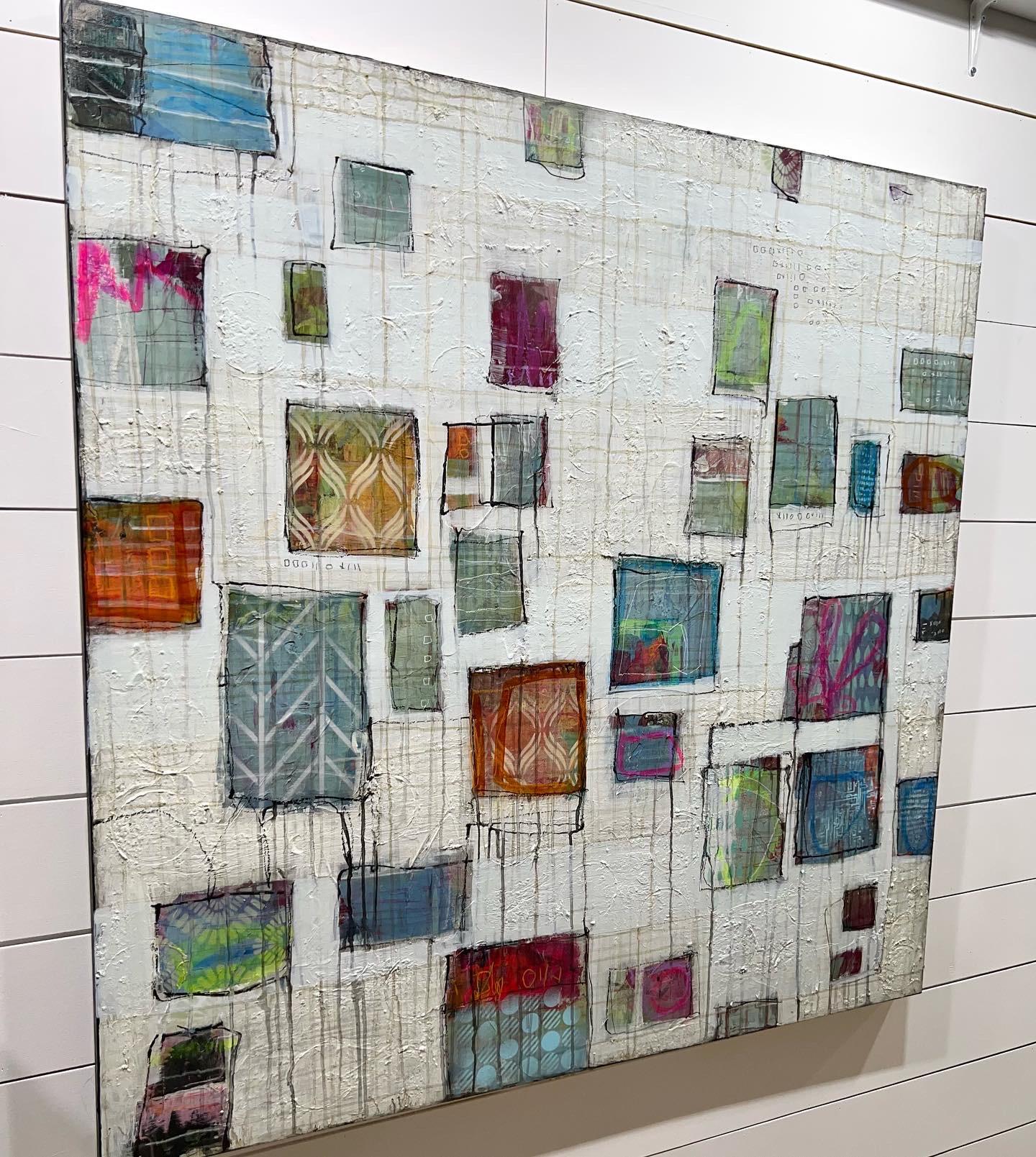 Lori Mirabelli - Take me Home - abstract expression cubism mixed media ...