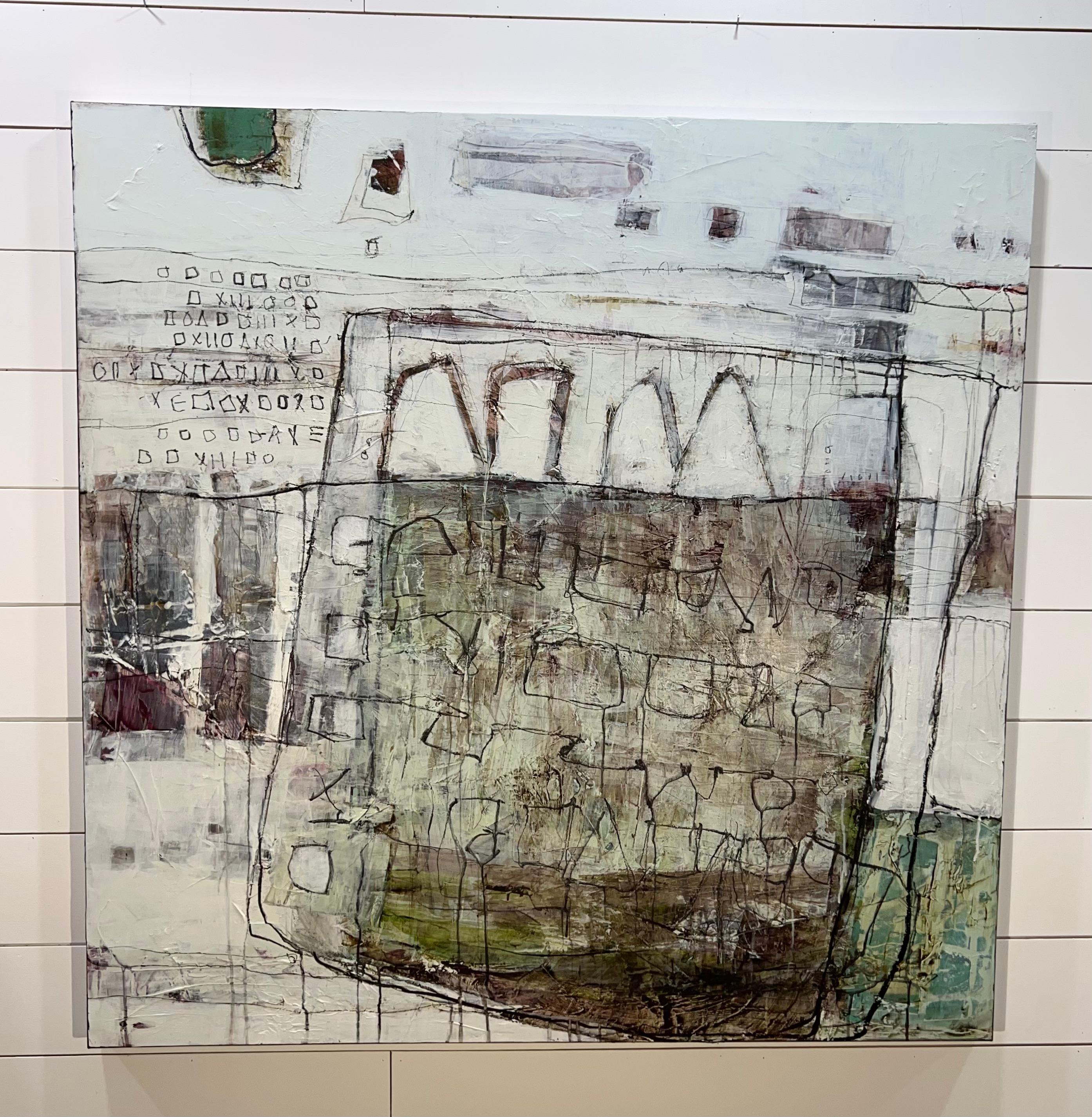 Lori Mirabelli - My Suit - abstract expression gestural cubism surreal ...