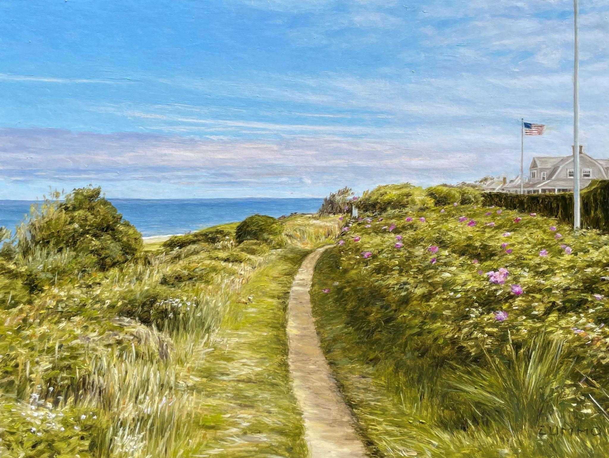 Lori Zummo - Sconset Cliff Walk Path For Sale at 1stDibs