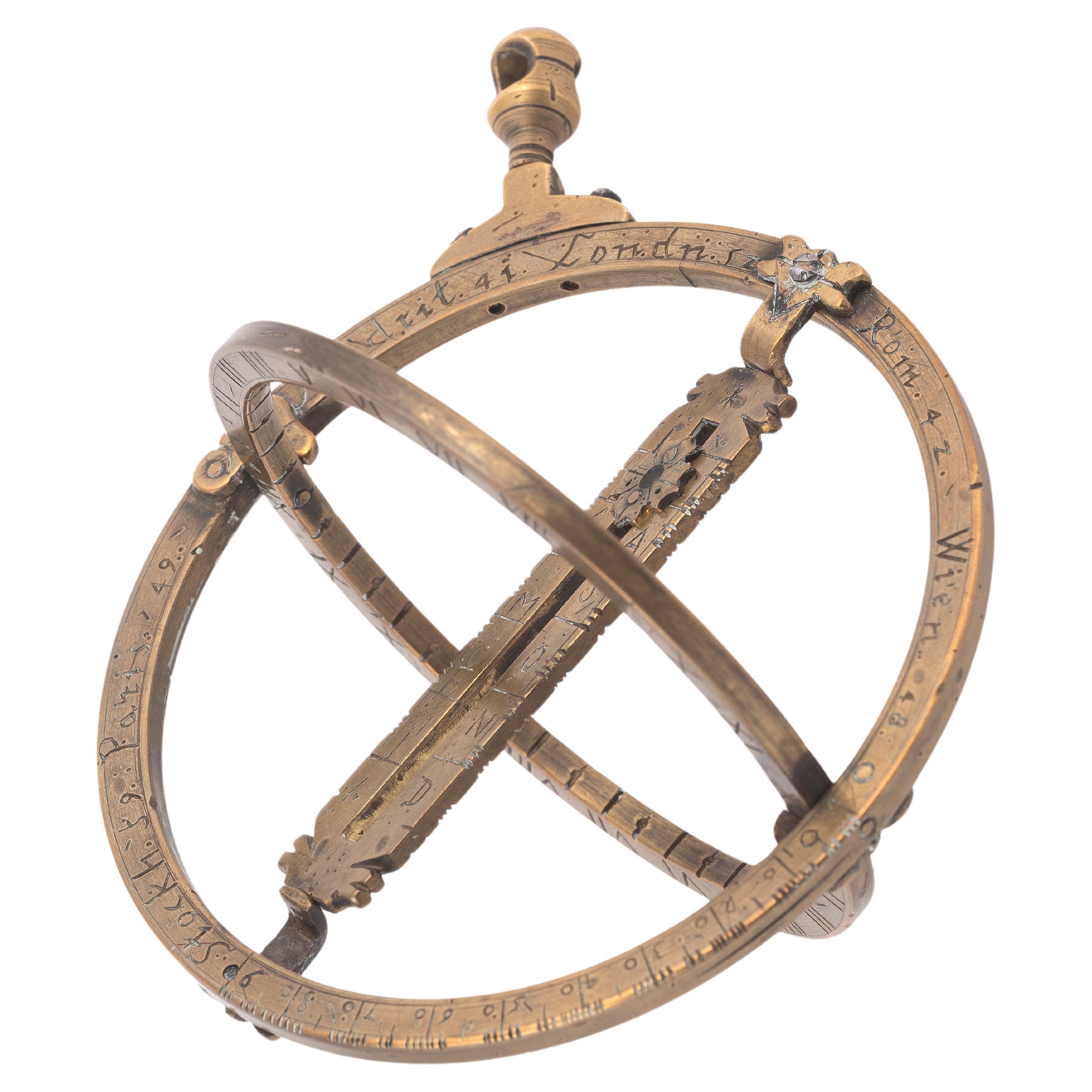 Lorin Brass Universal Equinoctial Ring Dial French Late 18th Century ...