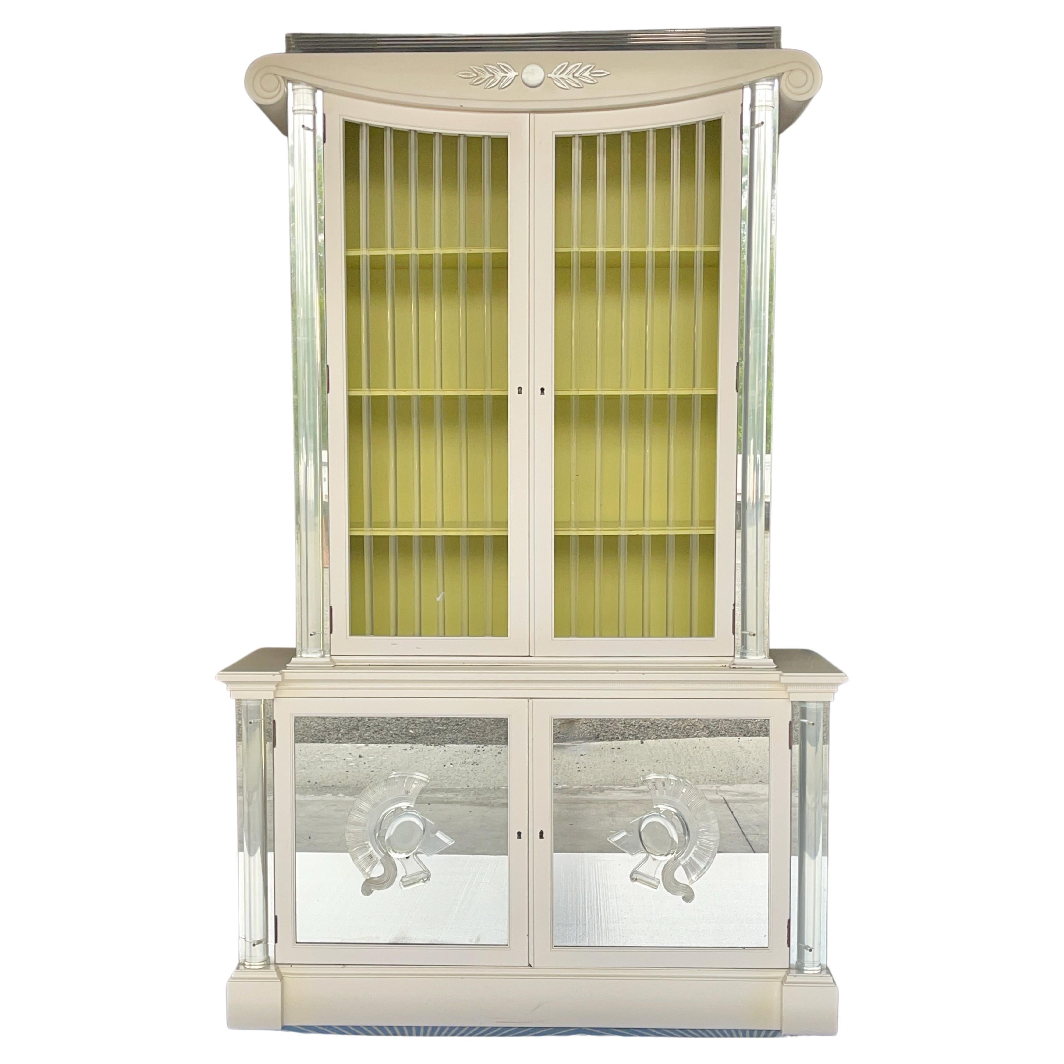 Lorin Jackson "Glassic" Cabinet by Grosfeld House For Sale at 1stDibs