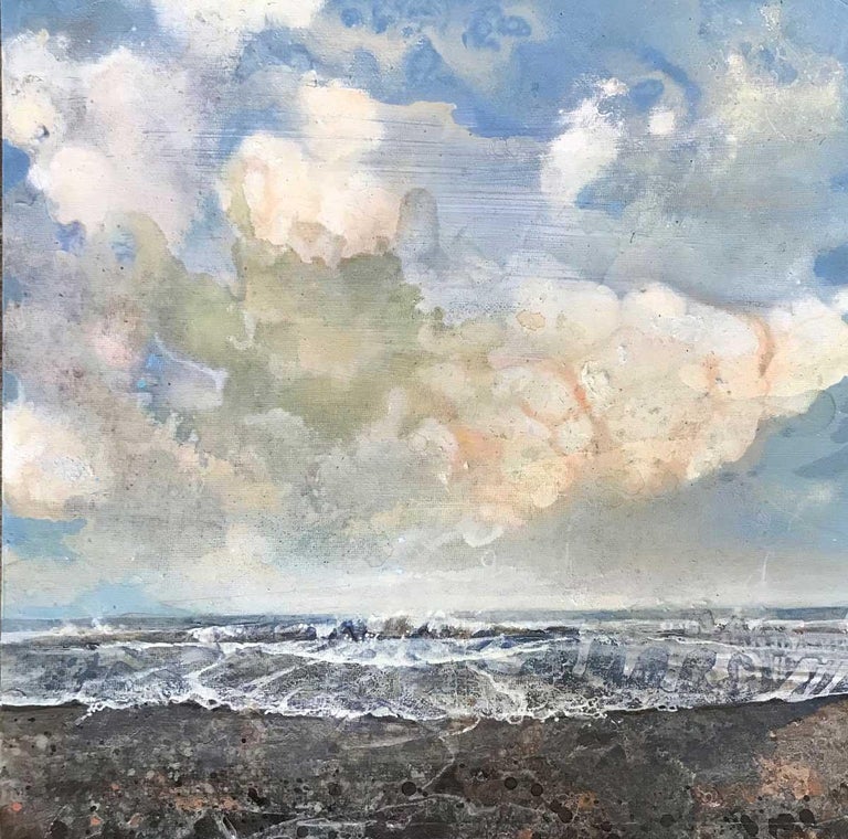 Lorna Kirin - Passing Time - Seascape, Acrylic, Coastal, Beach ...