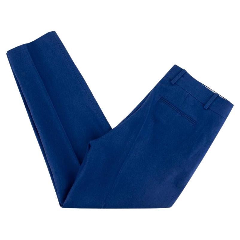 Men's LORO PIANA Size 34 Washed Blue Cotton Chino Pants at 1stDibs