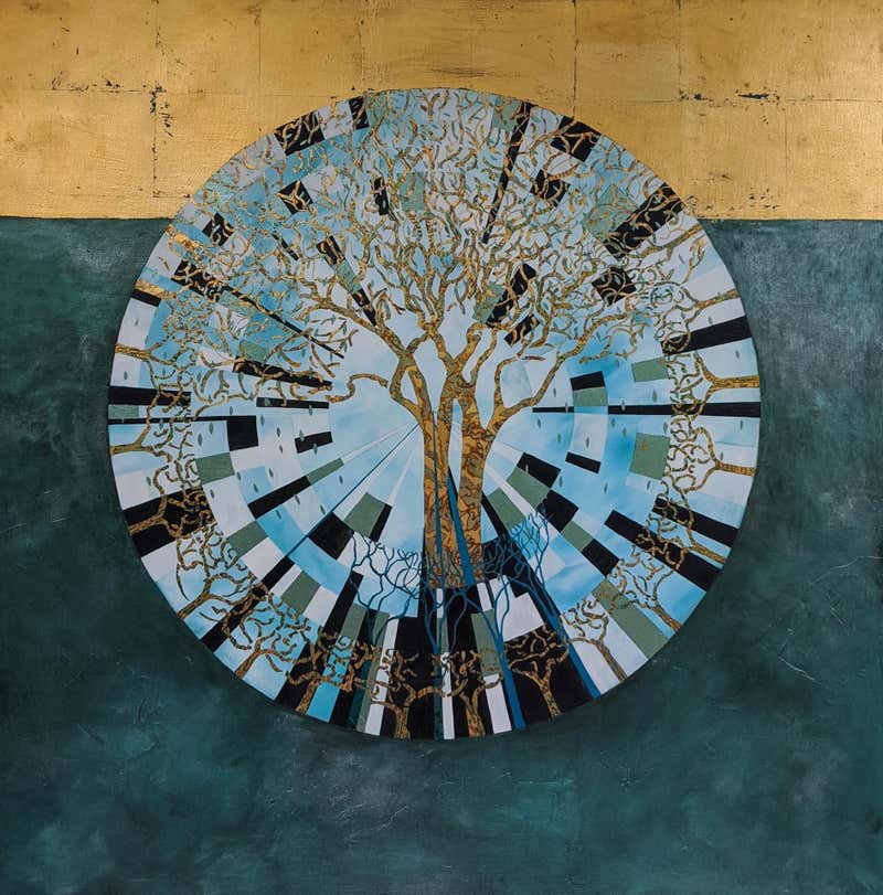 Lorraine Thorne – Der goldene Baum von Lorraine Thorne, Original ... Lorraine Thorne – Der goldene Baum von Lorraine Thorne, Original ...