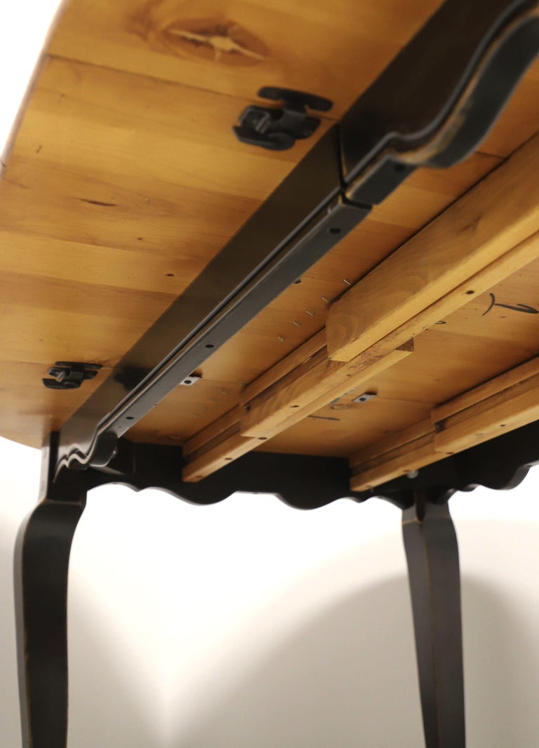 LORTS French Country Pine Farmhouse Dining Table For Sale at 1stDibs