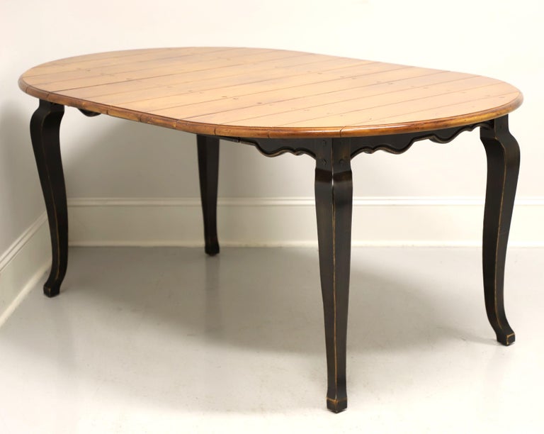 LORTS French Country Pine Farmhouse Dining Table For Sale at 1stDibs