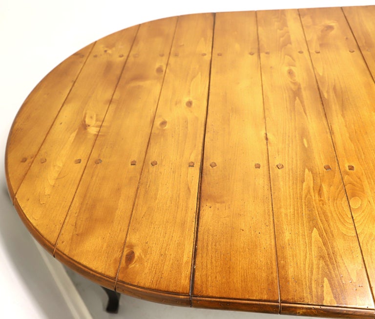 LORTS French Country Pine Farmhouse Dining Table For Sale at 1stDibs