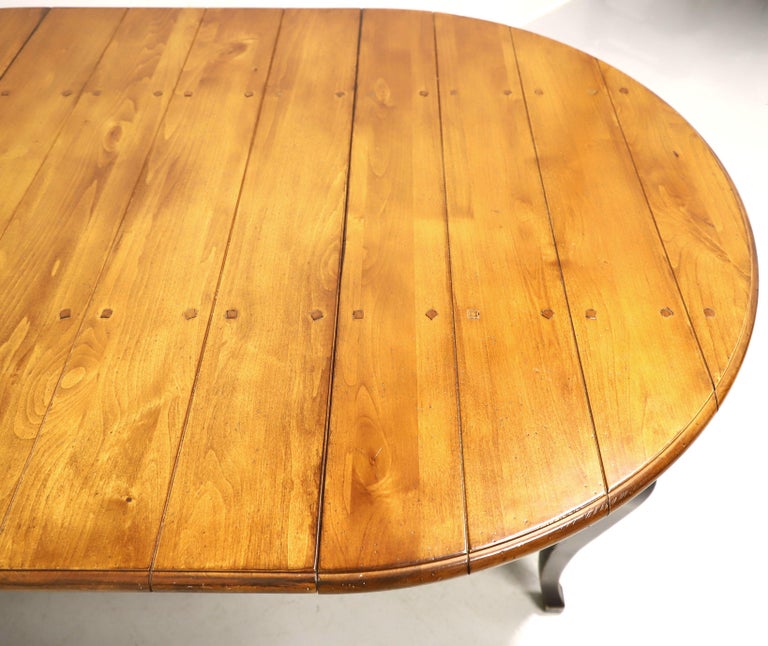 LORTS French Country Pine Farmhouse Dining Table For Sale at 1stDibs