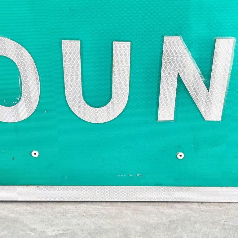 Los Angeles County Line Freeway Sign, 1990s USA For Sale at 1stDibs