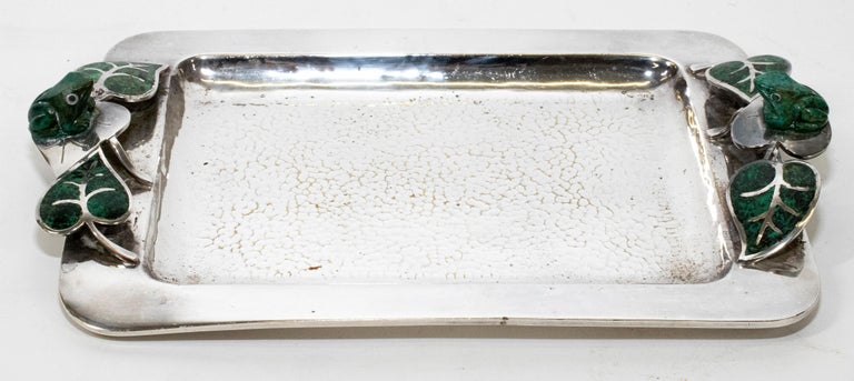 Los Castillo Silver Plated Mexican Tray and Shot Glasses at 1stDibs ...