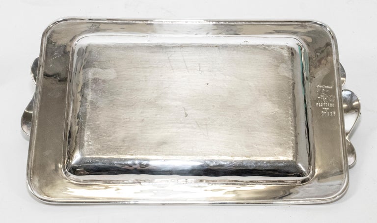 Los Castillo Silver Plated Mexican Tray and Shot Glasses at 1stDibs ...