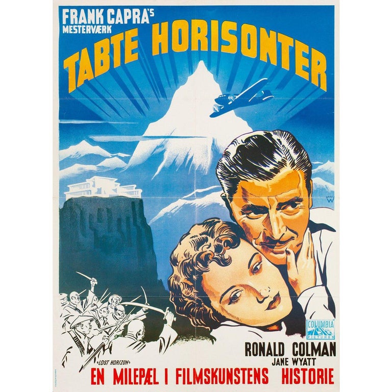 Lost Horizon R1970s Danish A1 Film Poster For Sale at 1stDibs