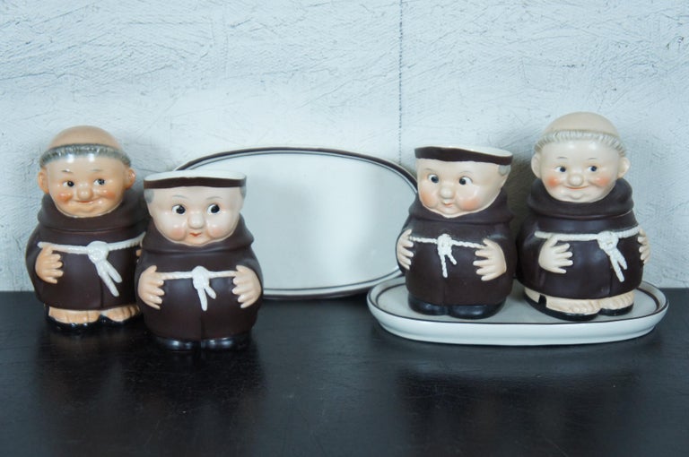 Lot of 22 Mid-Century Goebel Hummel Friar Tuck Monks Tableware West ...