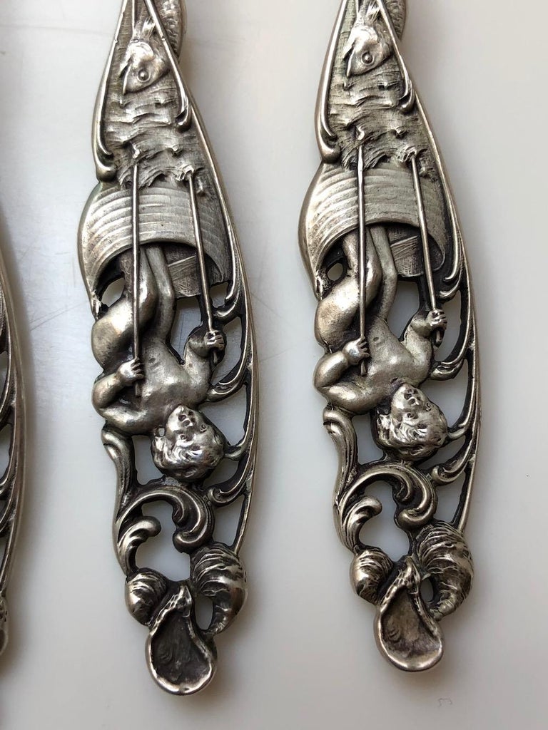 Lot of 9 Sterling Silver Forks For Sale at 1stDibs | silver forks for sale