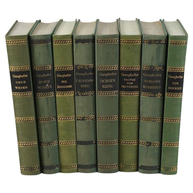 Lot of Books by Ludwig Ganghofer 1G153 For Sale at 1stDibs
